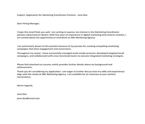 Job Application Email Tips And Samples