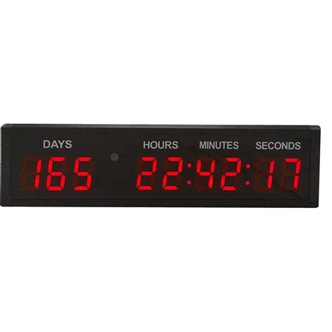 btbsign led countdown clock safety event timer with remote and buttons