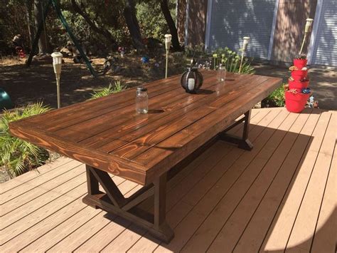 Wooden Garden Patio Table Patio Ideas