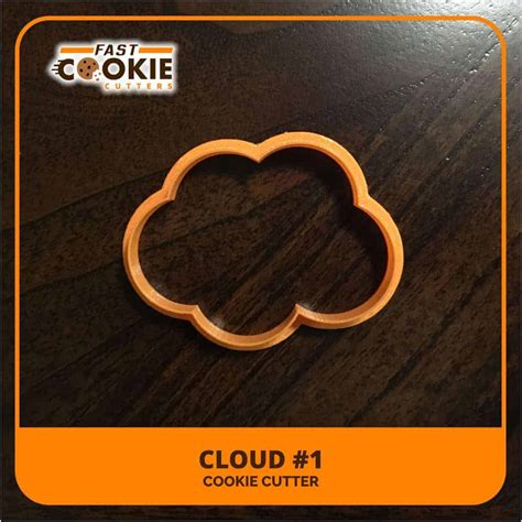 Cloud 1 Cookie Cutter Fast Cookie Cutters