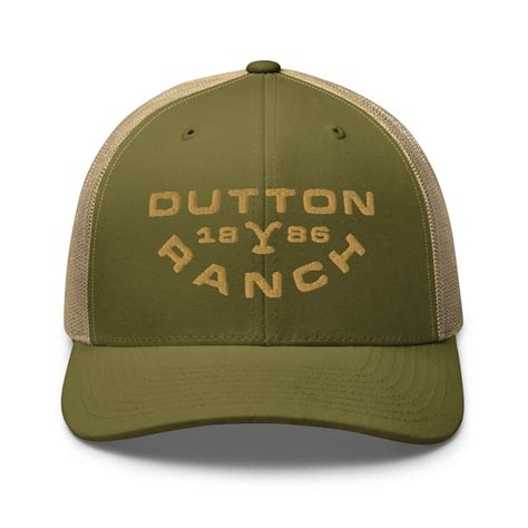 Yellowstone Dutton Ranch Embroidered Trucker Hat Paramount Shop