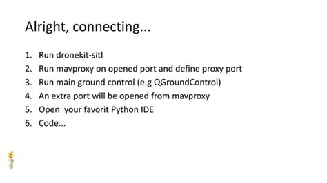Enhancing Drone Application Development Using Python And Dronekit Ppt