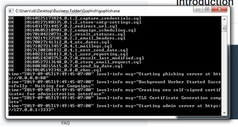 Installation Windows Issue Gophish Gophish GitHub
