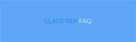 Class Rep Faqs Ausa