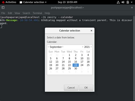 Zenity Command In Linux Description By Pushpa Paranjape Medium