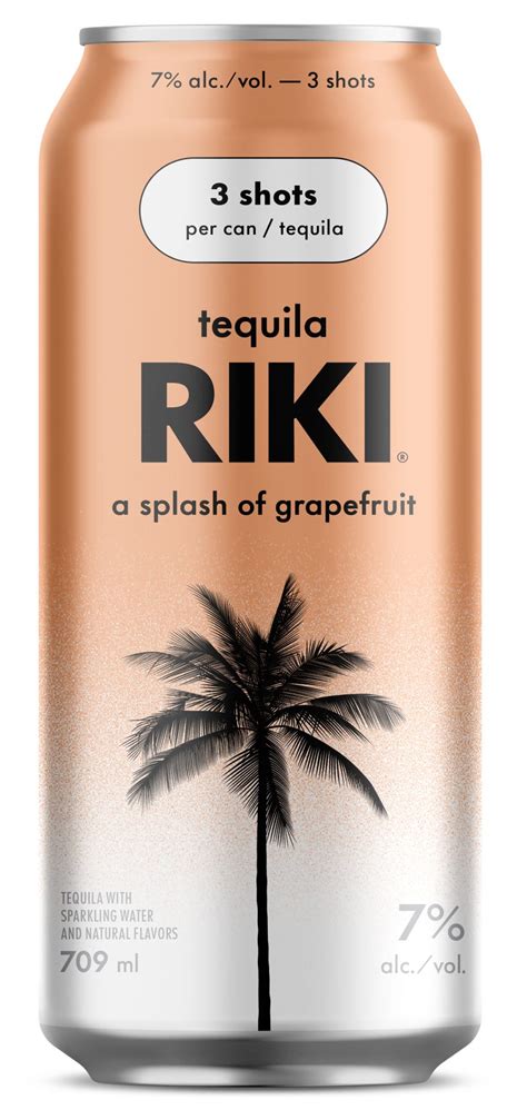 3 Shots Per Can • Riki Spirits