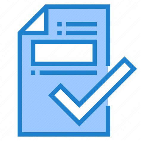 Check Mark Document Managment Data Office Icon Download On Iconfinder