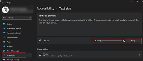 Increasedecrease Font Size In Windows 11 Technoresult