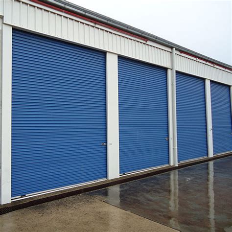 Blue Industrial Roller Shutter Door At Best Price In Pune Pranashri Packaging And Logistics