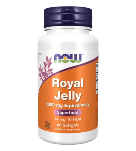 NOW Royal Jelly 1000 мг 60 капс купить бад в Киеве и Украине, цена ...