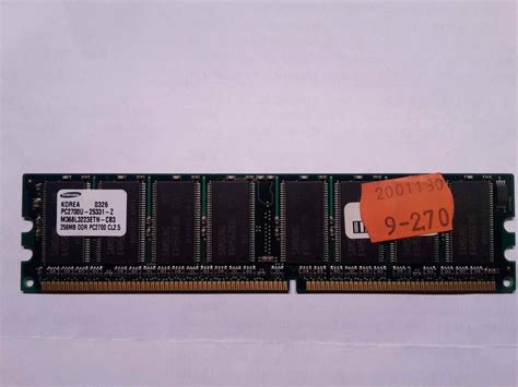 Samsung Pc2700u 25331 Z 256mb Ddr Pc2700 Cl 25 M368l3223etn Cb3 Samsung Pc2700u 25331 Z 256mb Ddr Pc2700 Cl 25 M368l3223etn Cb3