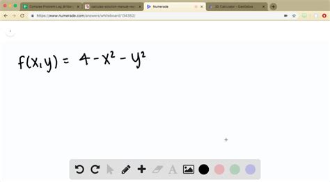 Solvedfunctions Of Two Variables Display The Values Of The Functions
