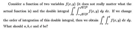 solved consider a function of two variables f x y it does