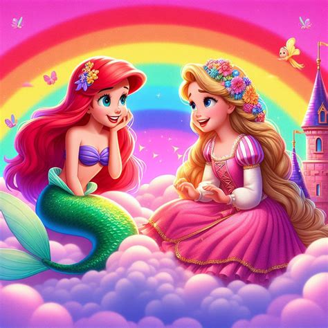 Princess Ariel And Rapunzel 3 By Carlosuriel13 On Deviantart