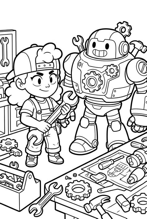 Brawl Stars Kleurplaten Gratis Printen And Kleuren