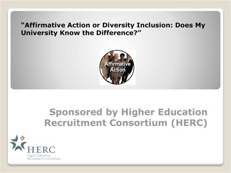 Affirmative Action Presentation