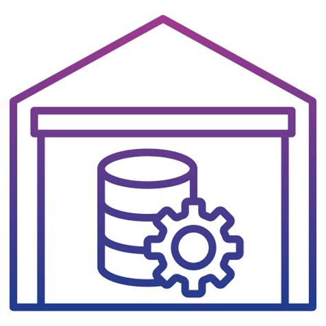Data Warehouse Generic Gradient Outline Icon