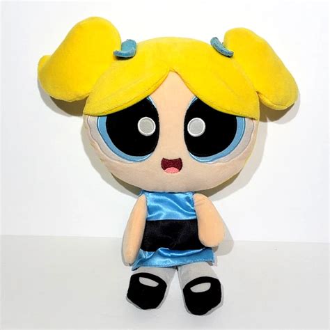 No Work Powerpuff Girls Plush Bubbles 12” Electronic Spin Master