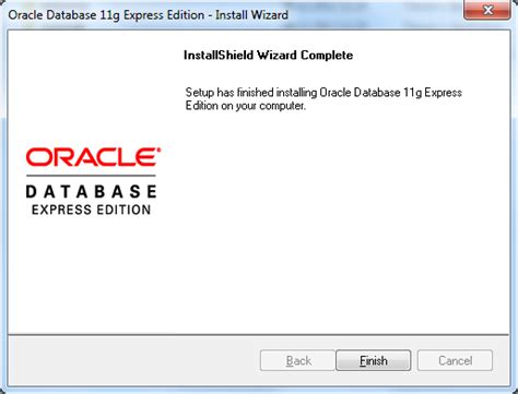 Как установить Oracle Database 11g на Windows 10