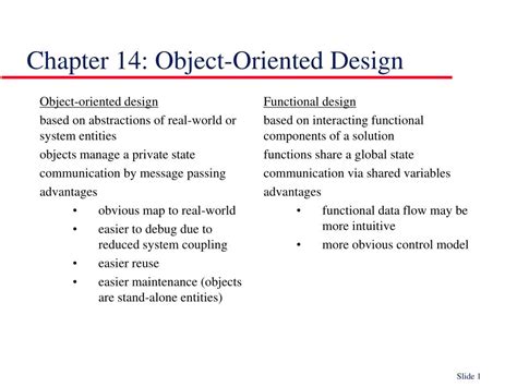 Ppt Chapter 14 Object Oriented Design Powerpoint Presentation Free Download Id4660558