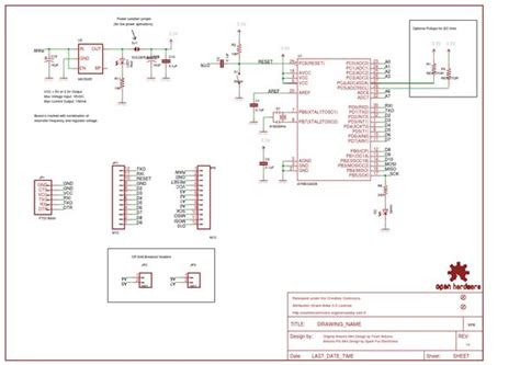 Arduino Mega 2560 Pro Mini Schematic