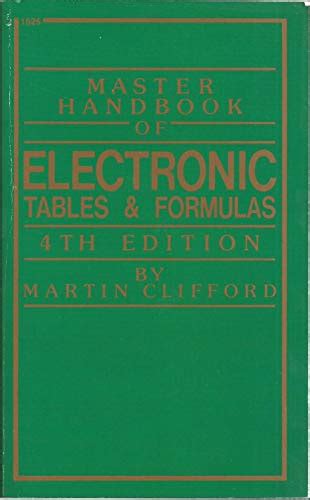 Master Handbook Of Electronic Tables And Formulas Clifford Martin 9780830616251 Abebooks