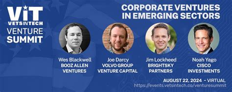 Vetsintech Venturesummit Vc Vcs Cvc Veterans Founders Milspouses Vetsintech