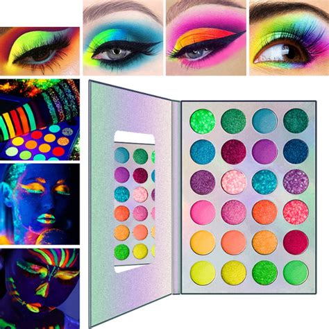 Neon Eyeshadow Palette Glow In The Dark Moonadvent