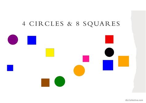 Counting Shapes 4 Vocabulary Flashca English ESL Powerpoints