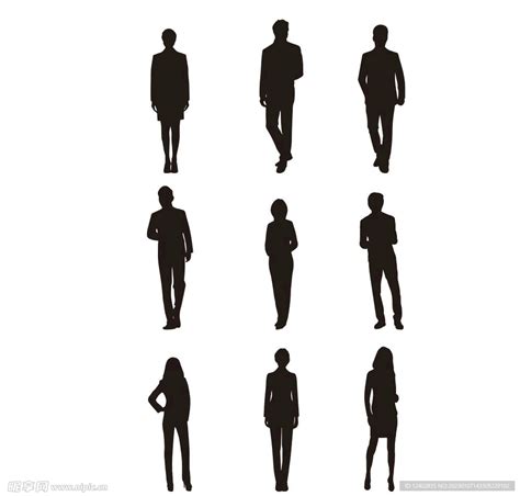 人物剪影设计图 广告设计 广告设计 设计图库 昵图网