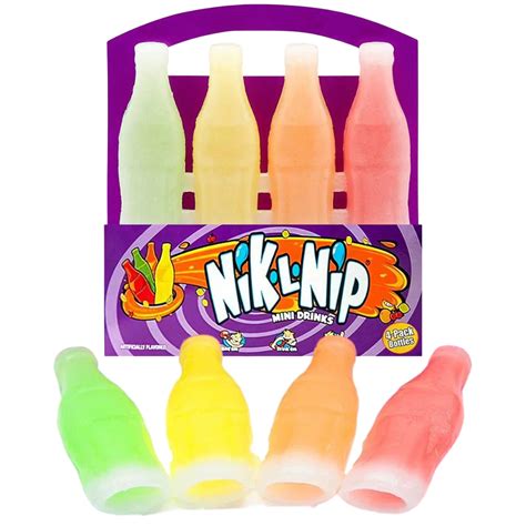 Nik L Nip Wax Bottles 4 Pack 1 38oz 39g Poppin Candy