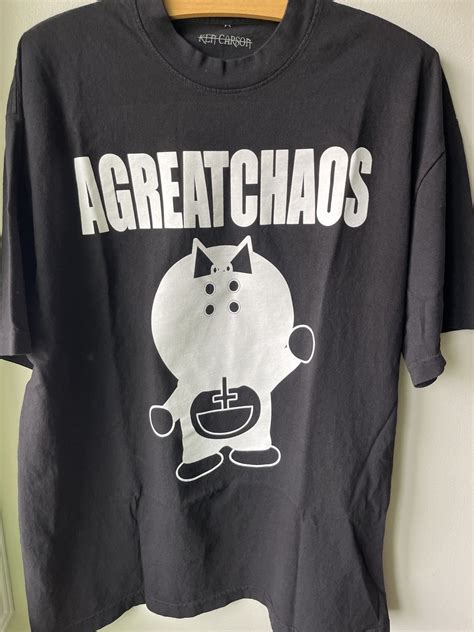 Ken Carson Ken Carson Agc A Great Chaos Guy Tee Black Grailed