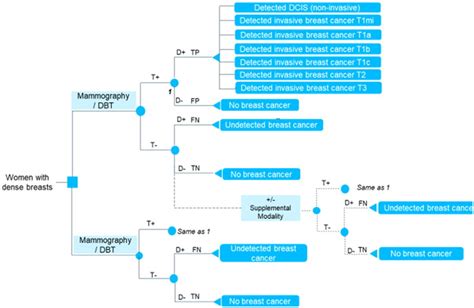 decision tree structure abbreviations dbt digital breast