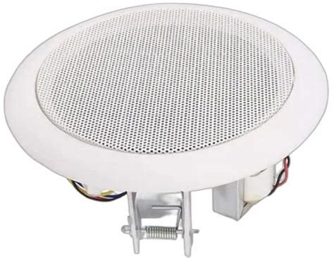 White Ceiling Speaker For Gym Hotel Offices Shape Round At Best