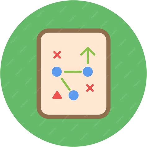 Style Dillustration Vectorielle De Startegy Vecteur Premium