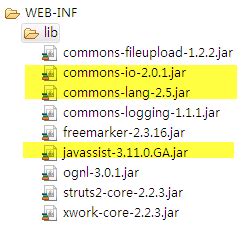 启动Tomcat报错严重 Exception starting filter struts java lang NoClassDefFoundError org apache