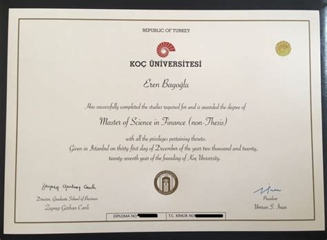 Eren Bayoğlu On Linkedin Today I Officially Received My Msc In Finance