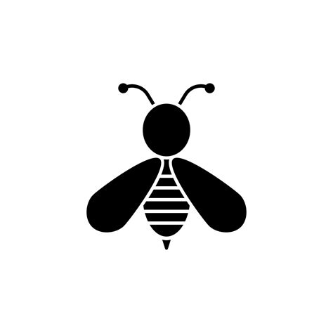 Bee Wasp Vector Icon 22567982 Vector Art At Vecteezy