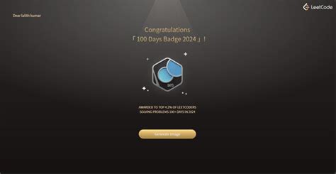 Lalith Kumar On Linkedin Leetcode Milestone Codingjourney