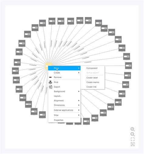 Network Maps Context Menu