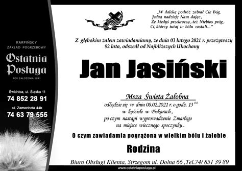 Jan Jasiński Mojaswidnicapl
