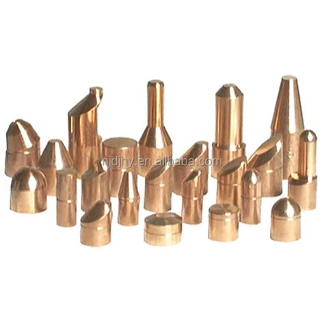 Dianjin Spot Welding Electrode Cap Tips Used For Obara Type Spot