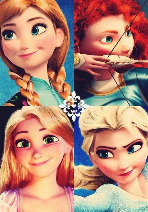 Disney Frozen Anna Rapunzel Frozen Tangled Rise Of The Brave Tangled