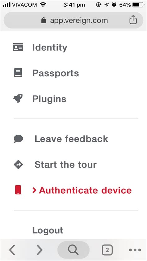 how to authenticate a browser with my mobile device faq vereign