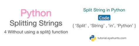 Python Split String Without Split Function Eyehunts