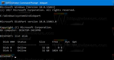 securely wipe a disk with diskpart in windows 10