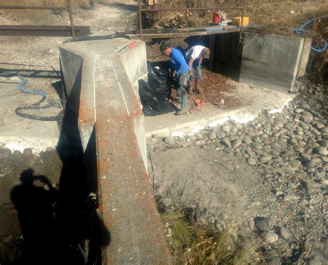 Irrigation Head Gate Void Fill Erosion Control Soil Stabilization CST Stabilization