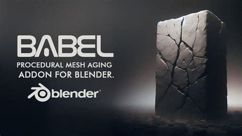 Babel Pro Procedural Mesh Aging Addon For Blender