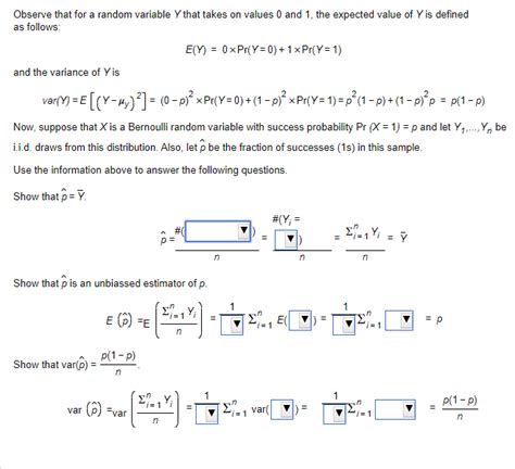 Solved Observe That For A Random Variable Y ﻿that Takes On