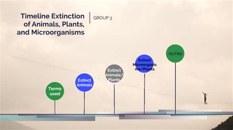 Timeline Extinction Of Animals Plants And Microorganisms Group 3 By